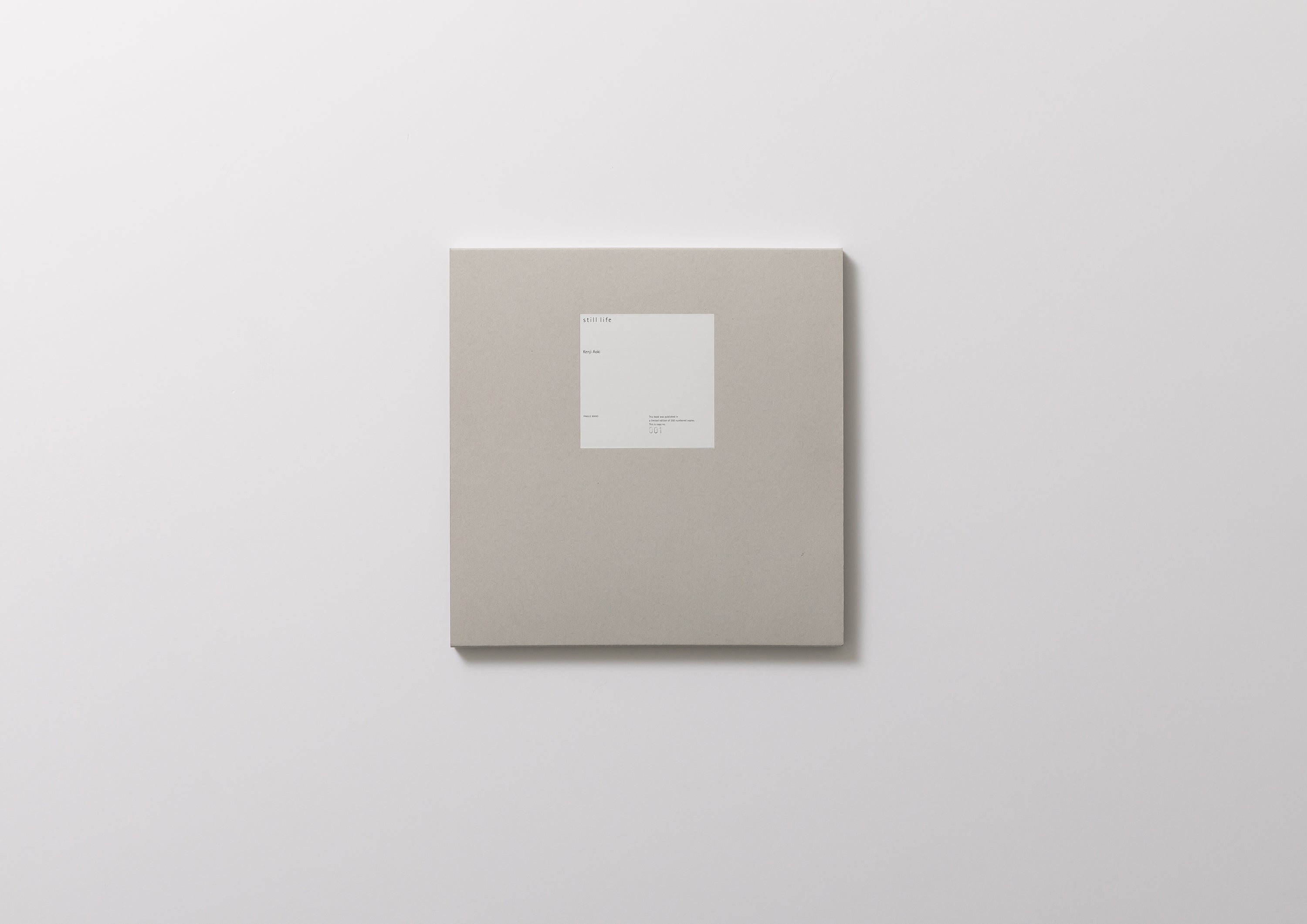 still life 1st edition / Kenji Aoki – FRAGILE BOOKS